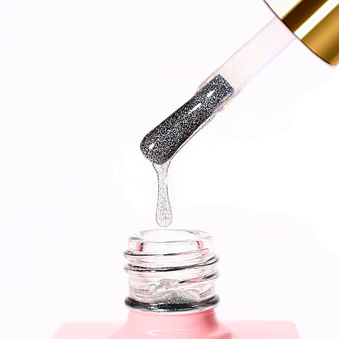 Glitterbels Hema Free - Holo No Wipe Topcoat (17ml) – Glitterbels US